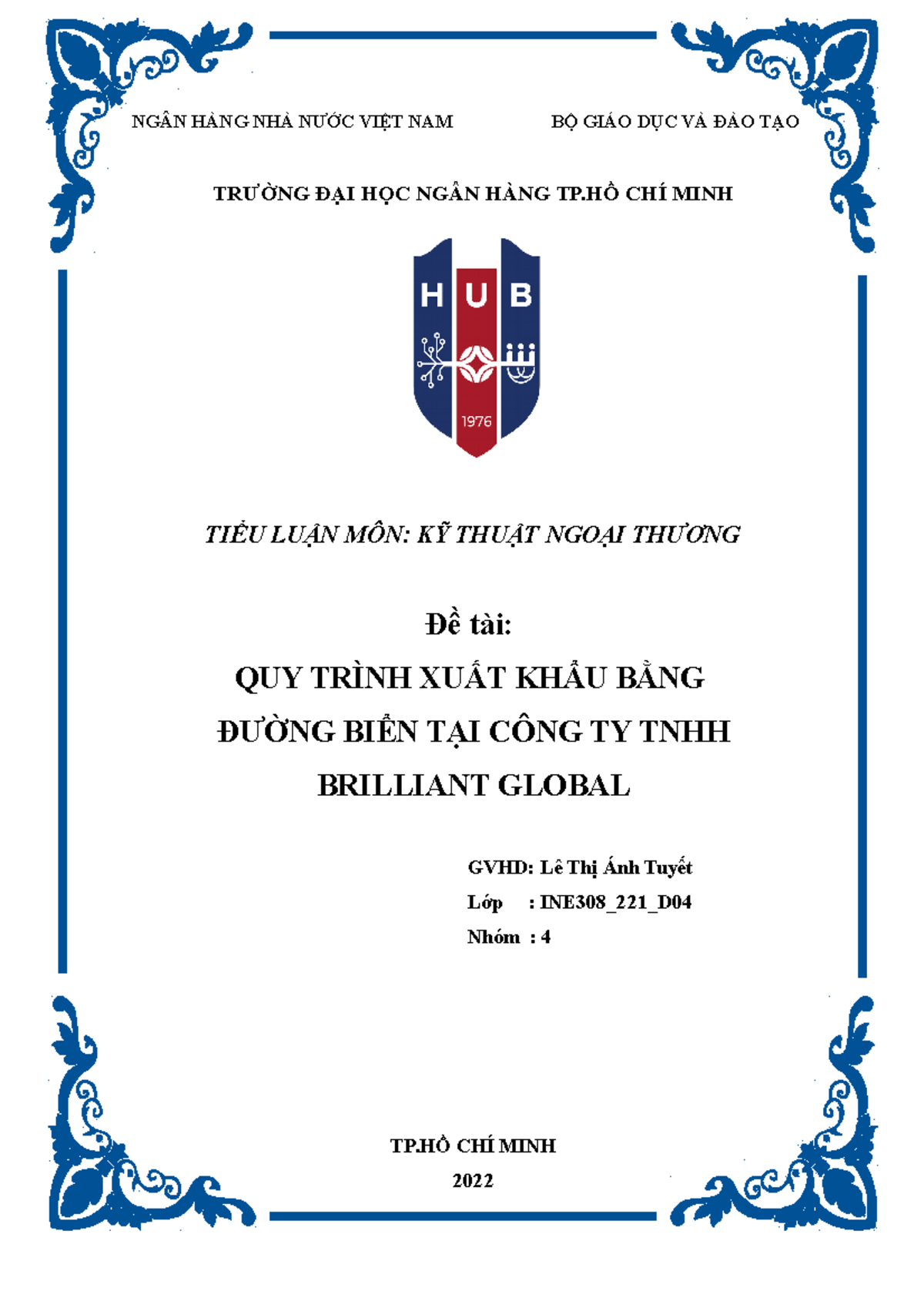 KTNT bản cuối - ... - NGÂN HÀNG NHÀ NƯỚC VIỆT NAM BỘ GIÁO DỤC VÀ ĐÀO ...