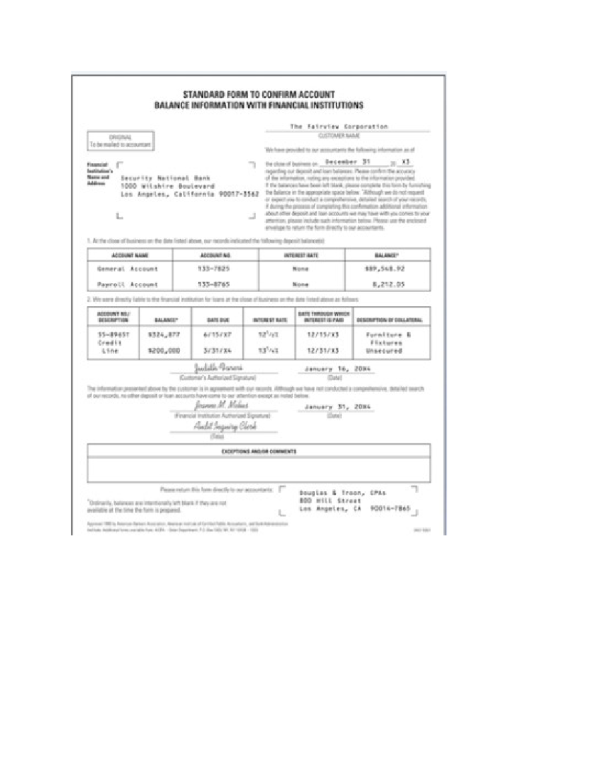 10-19 Standard Confirmation Form Figure - ACC 492 - Studocu