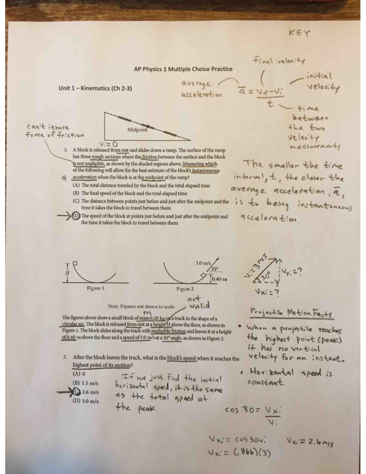AP 1 U1 MC Practice KEY - Answer key - Studocu