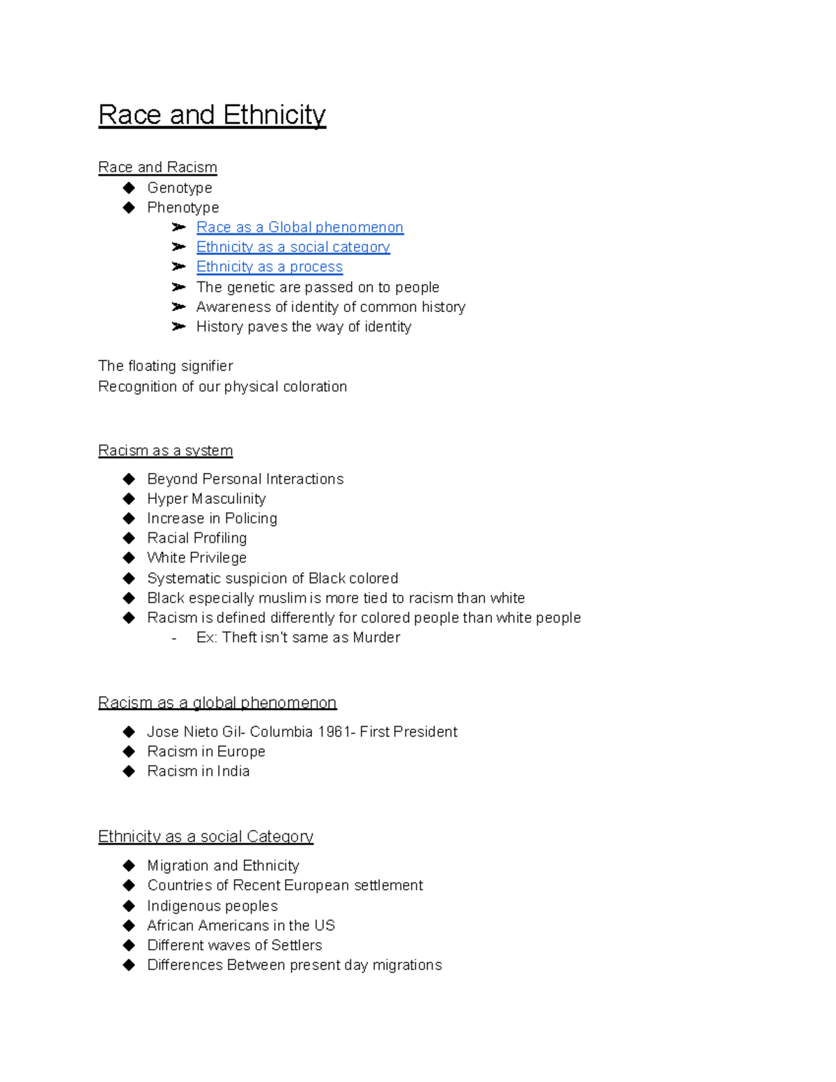 Feb 8th- Race and Ethnicity - Google Docs - Race and Ethnicity Race and ...