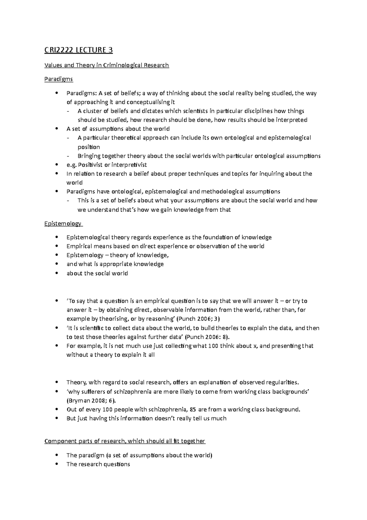 CRI2222 Lecture 3 - Eleanor Peters - CRI2222 - EdgeHill - Studocu