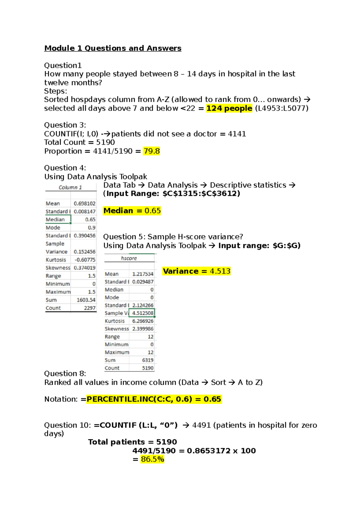 Module 1 Questions and Answers - Module 1 Questions and Answers ...