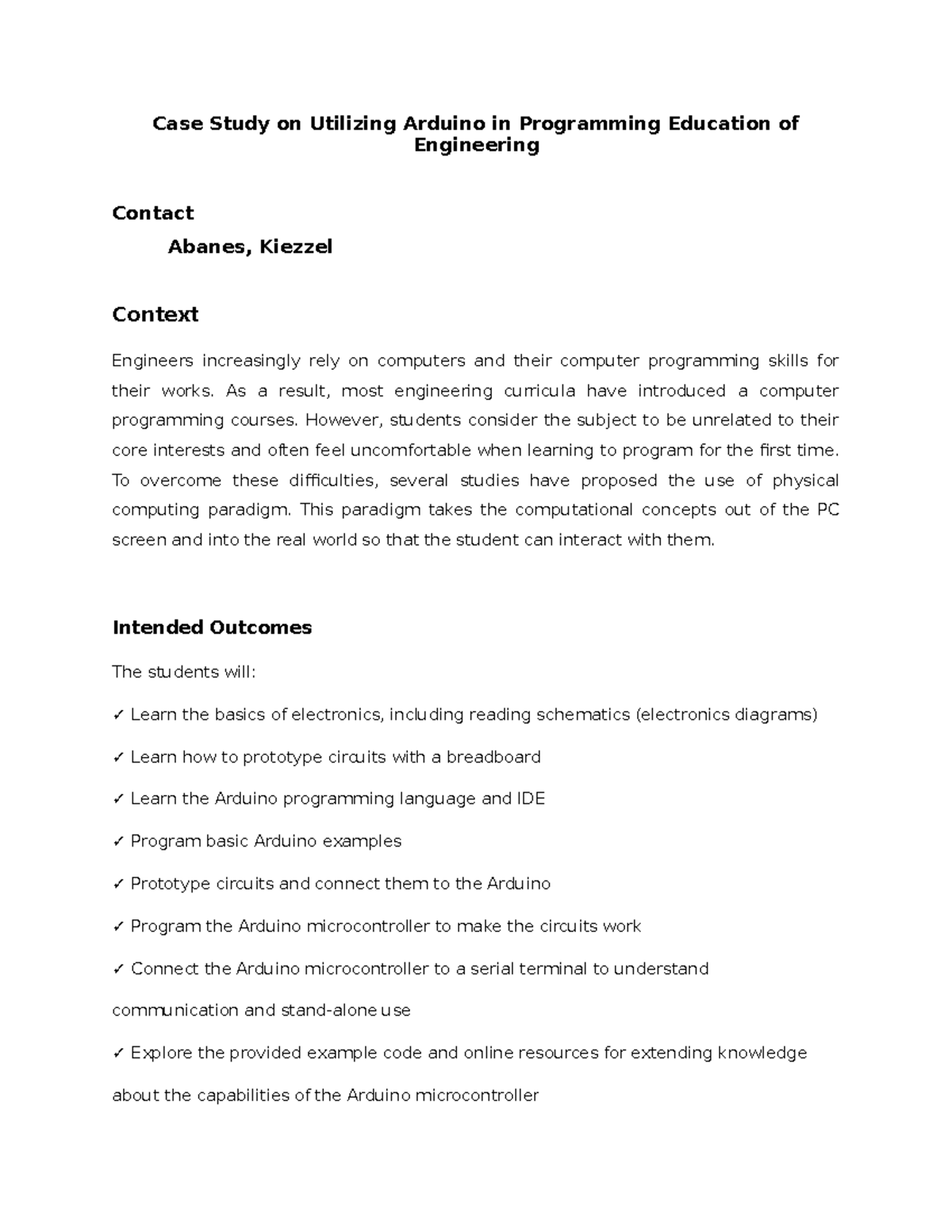 Case Study Abanes Kiezzel Prelim in Information Technology - Case Study ...