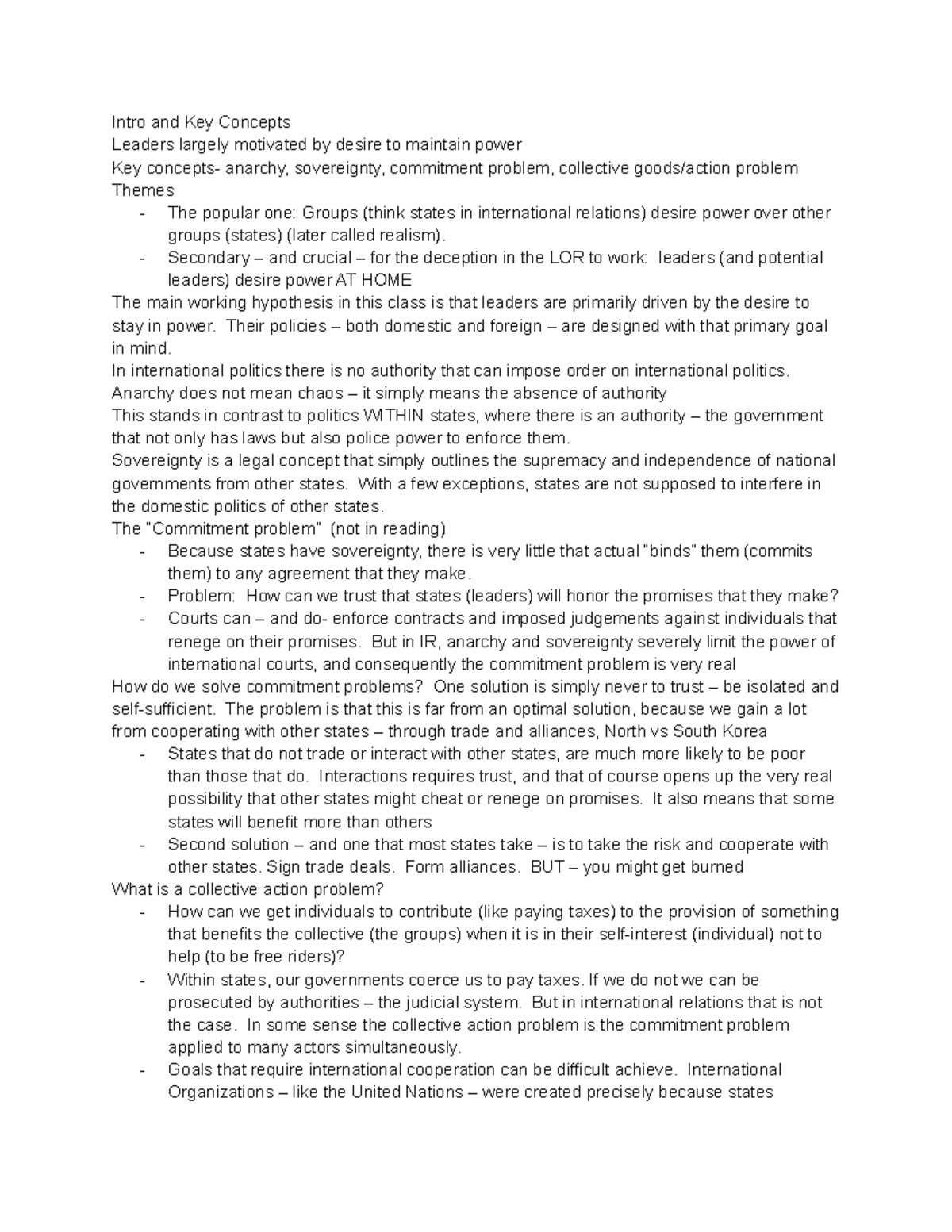 Intro and key concepts - Lecture notes unit 1 - Intro and Key Concepts ...