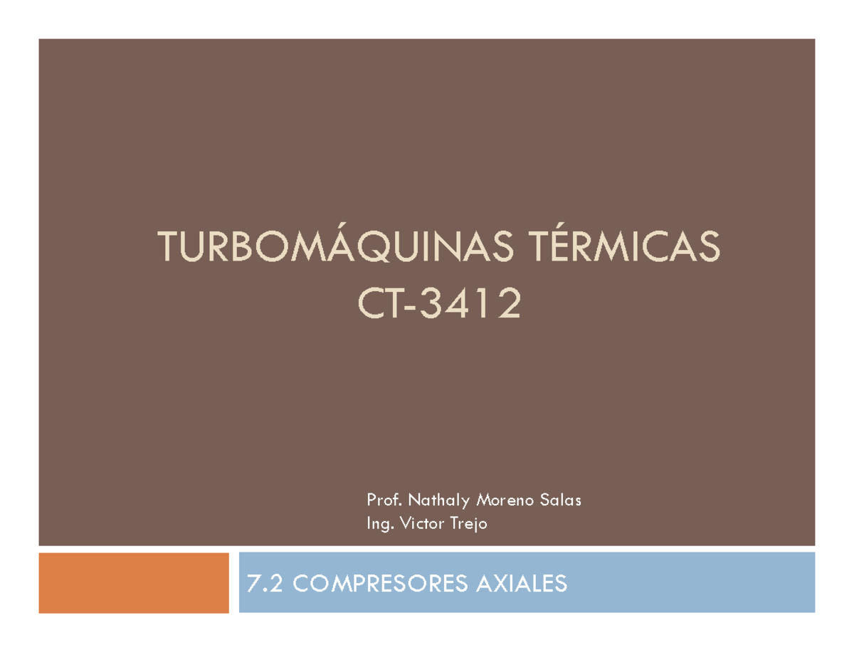 7-2 compresores axiales - TURBOMÁQUINAS TÉRMICAS CT- 7 COMPRESORES ...