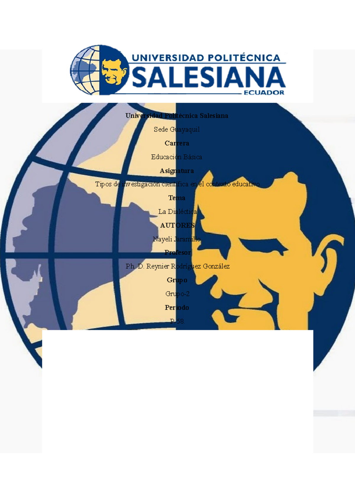 Universidad Politécnica Salesiana - Universidad Politécnica Salesiana ...