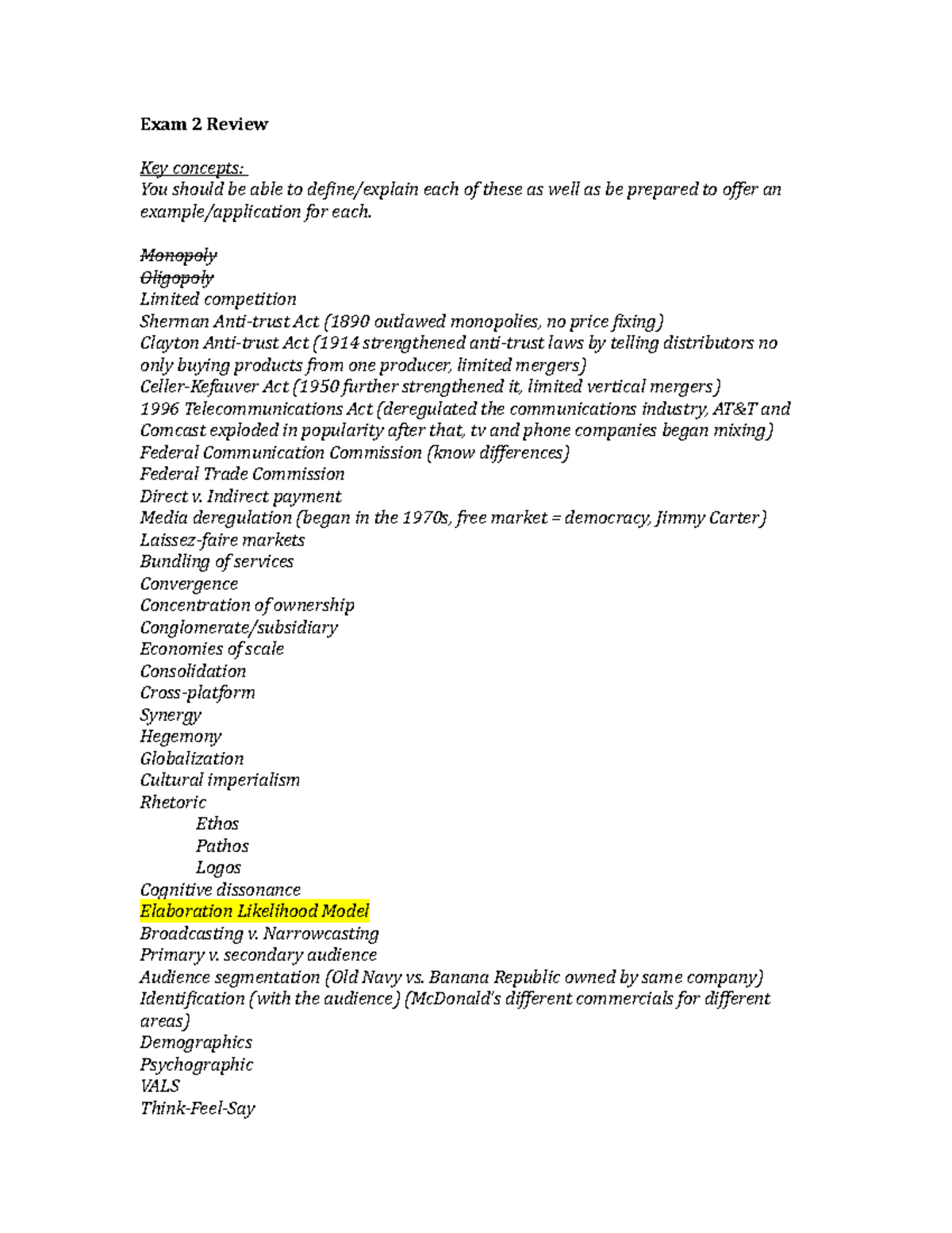 Exam 2 Review - This is a comprehensive study guide for the second ...