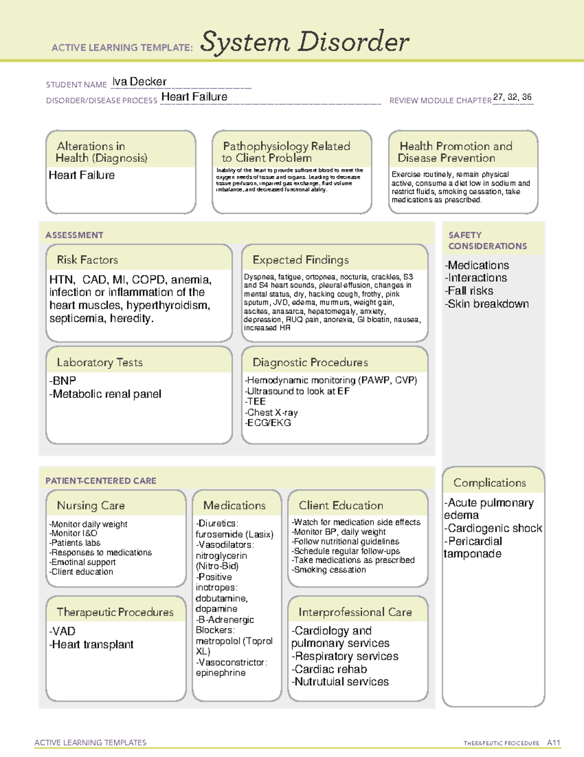 HF templet for missed clinical - ACTIVE LEARNING TEMPLATES THERAPEUTIC ...