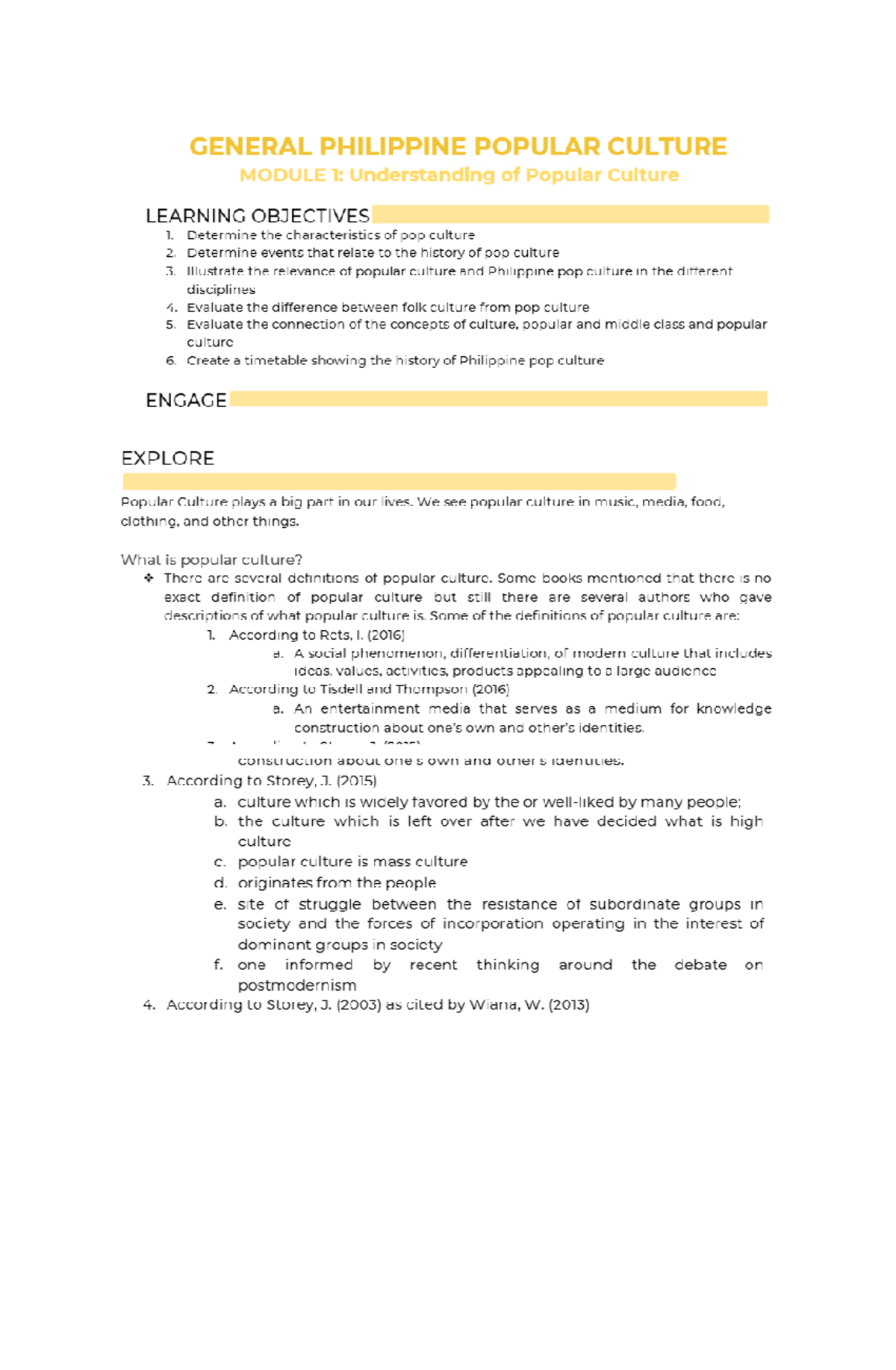Defining-Pop-Culture - GENERAL PHILIPPINE POPULAR CULTURE MODULE 1 ...