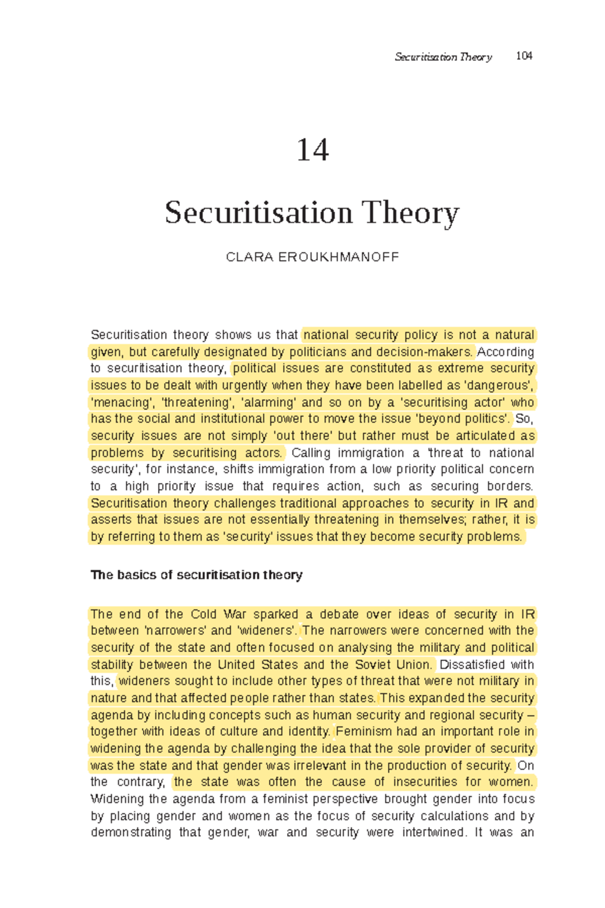 Securitization Theory-40 - Securitisation Theory 104 14 Securitisation ...