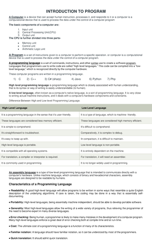ADP 1st Semester Notes IT Skill Communication Topic Operating System ...