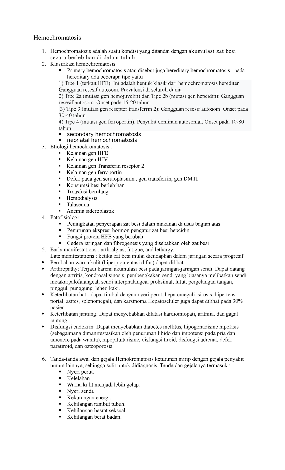 Almaz Rachmanda Rachmanto 185070100111024 Psked A - Hemochromatosis ...