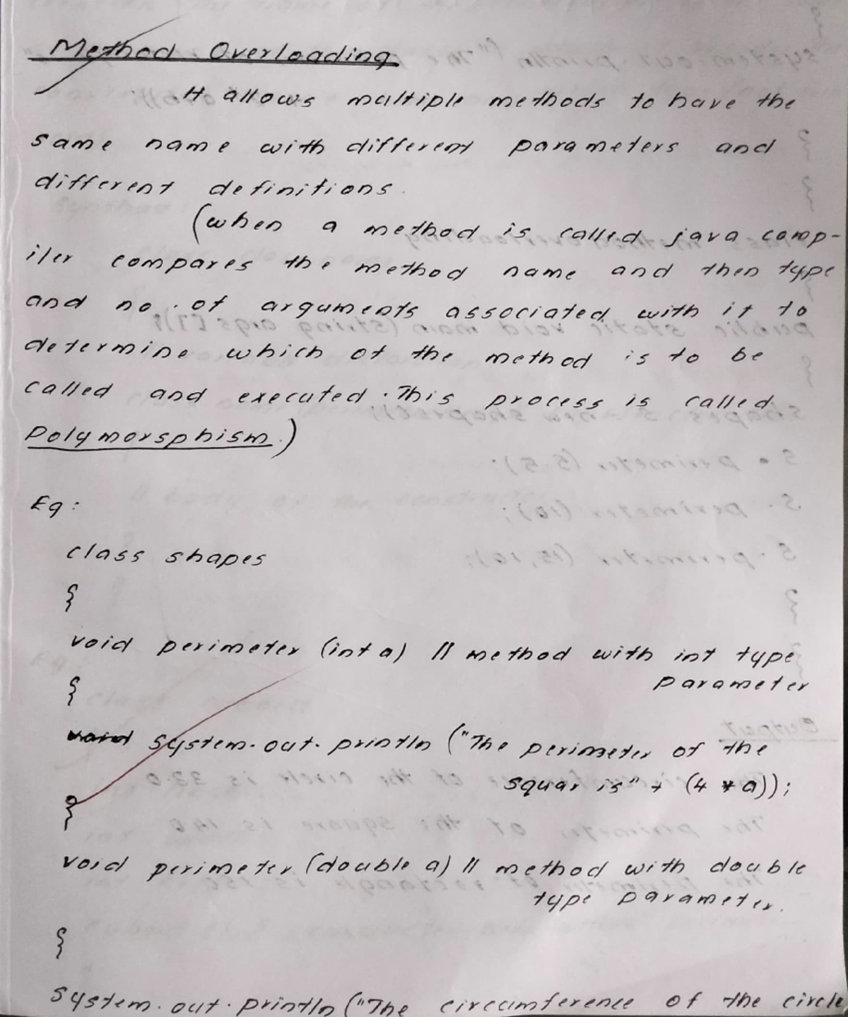 Method Overloading - This will be very useful note for java programming students out here. This ...