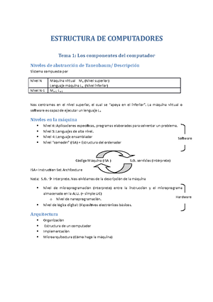 Unidad de control microordenes - Estructura de Computadores - Studocu