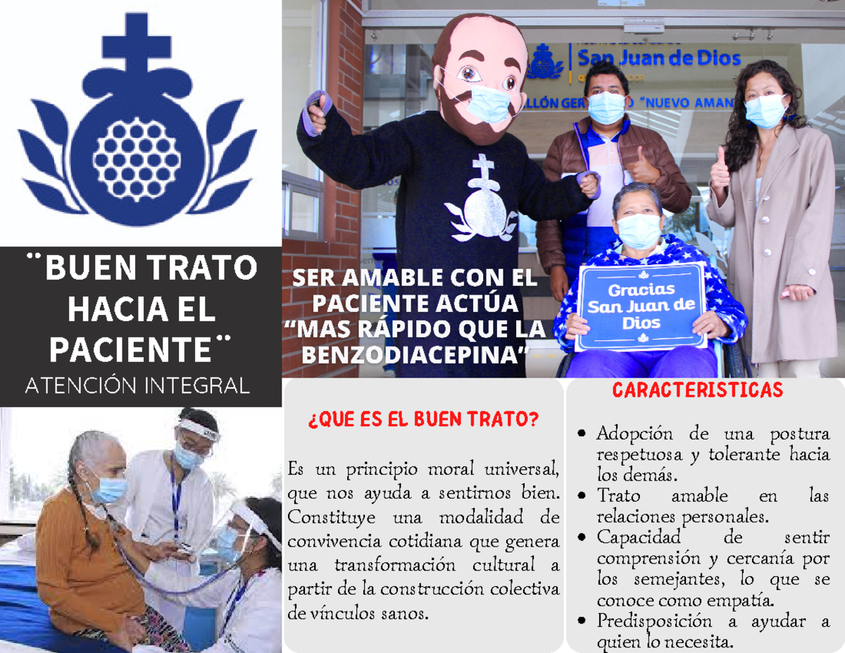 BUEN Trato Hacia EL Paciente - ¿QUE ES EL BUEN TRATO? Es un principio ...