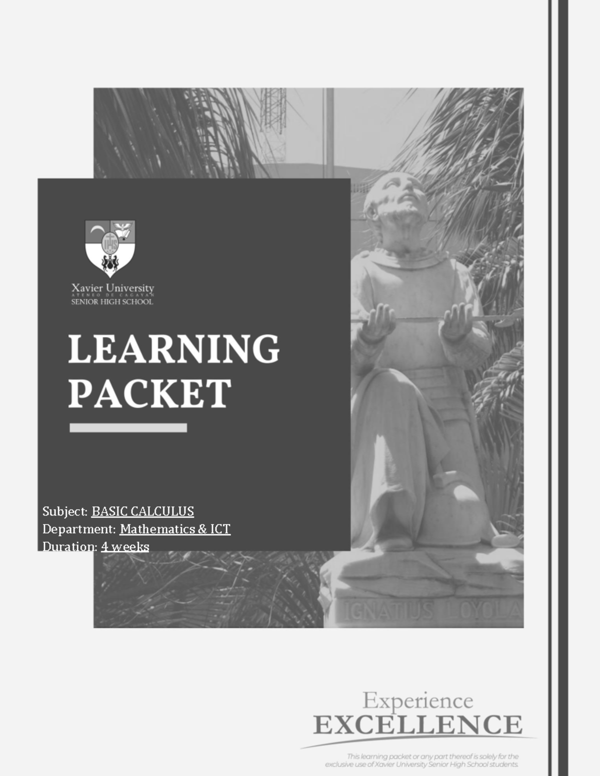 Module 1-STEM-308(Basic Calculus) student's copy - Subject: BASIC ...