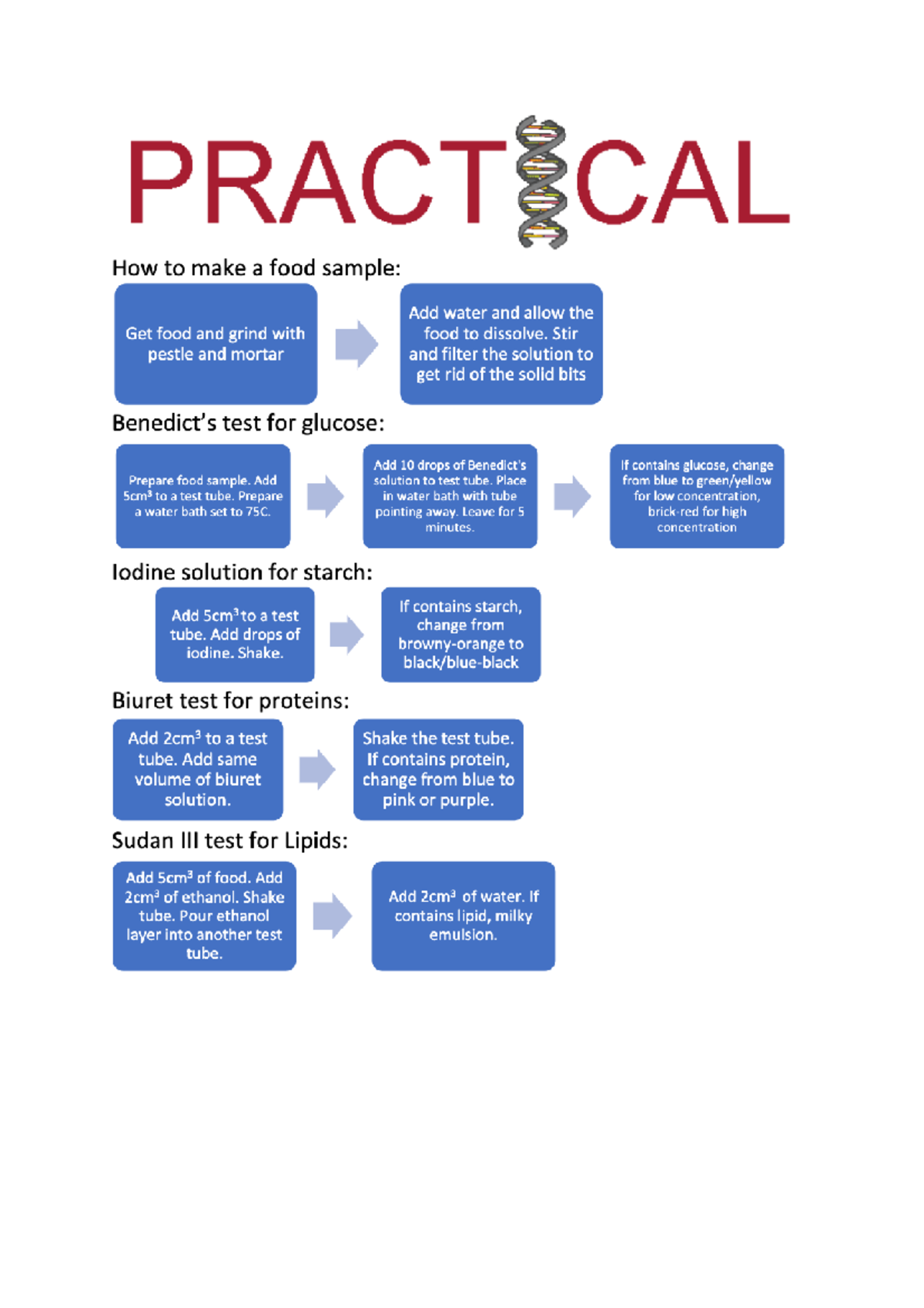 Biology Lab Praticals - Studocu