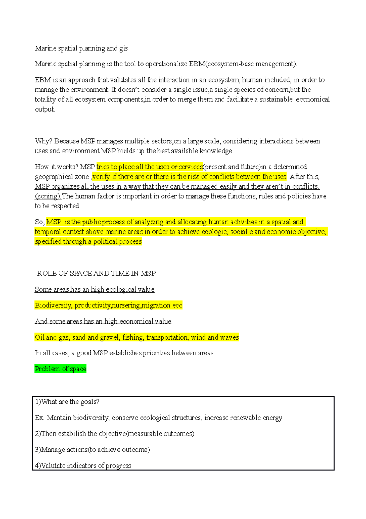 Marine spatial planning and gis - Marine spatial planning and gis ...