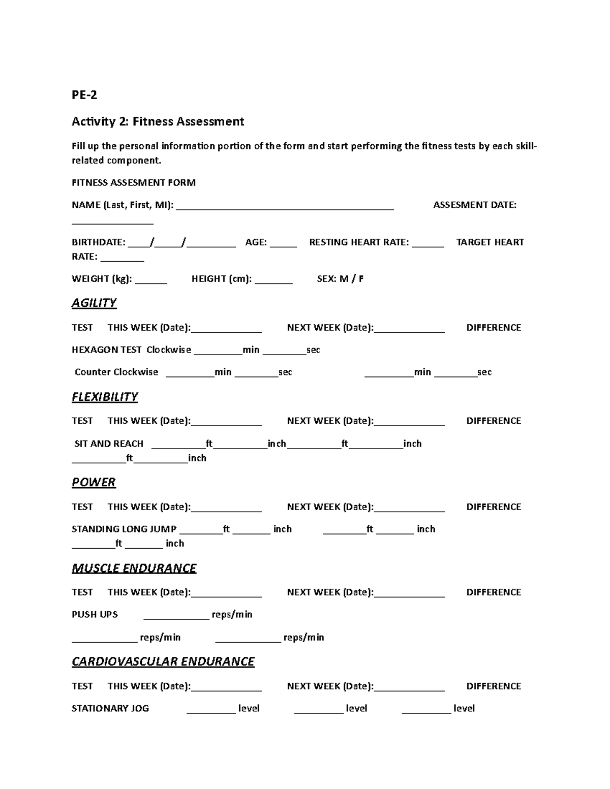 PE-2 Activity 2 which help students to answer their school works as ...