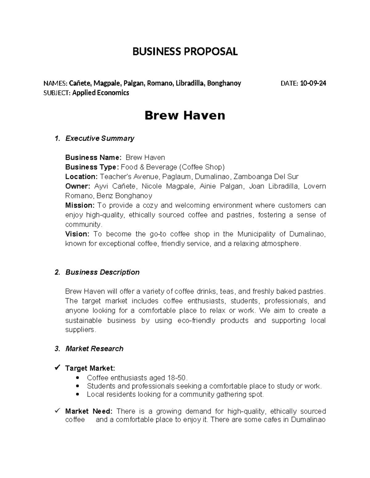 Business- Proposal - this will help you - BUSINESS PROPOSAL NAMES ...