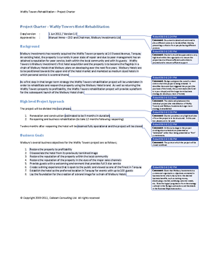 Sample-Project-Charter - Project Charter Model Sample Here is a sample ...