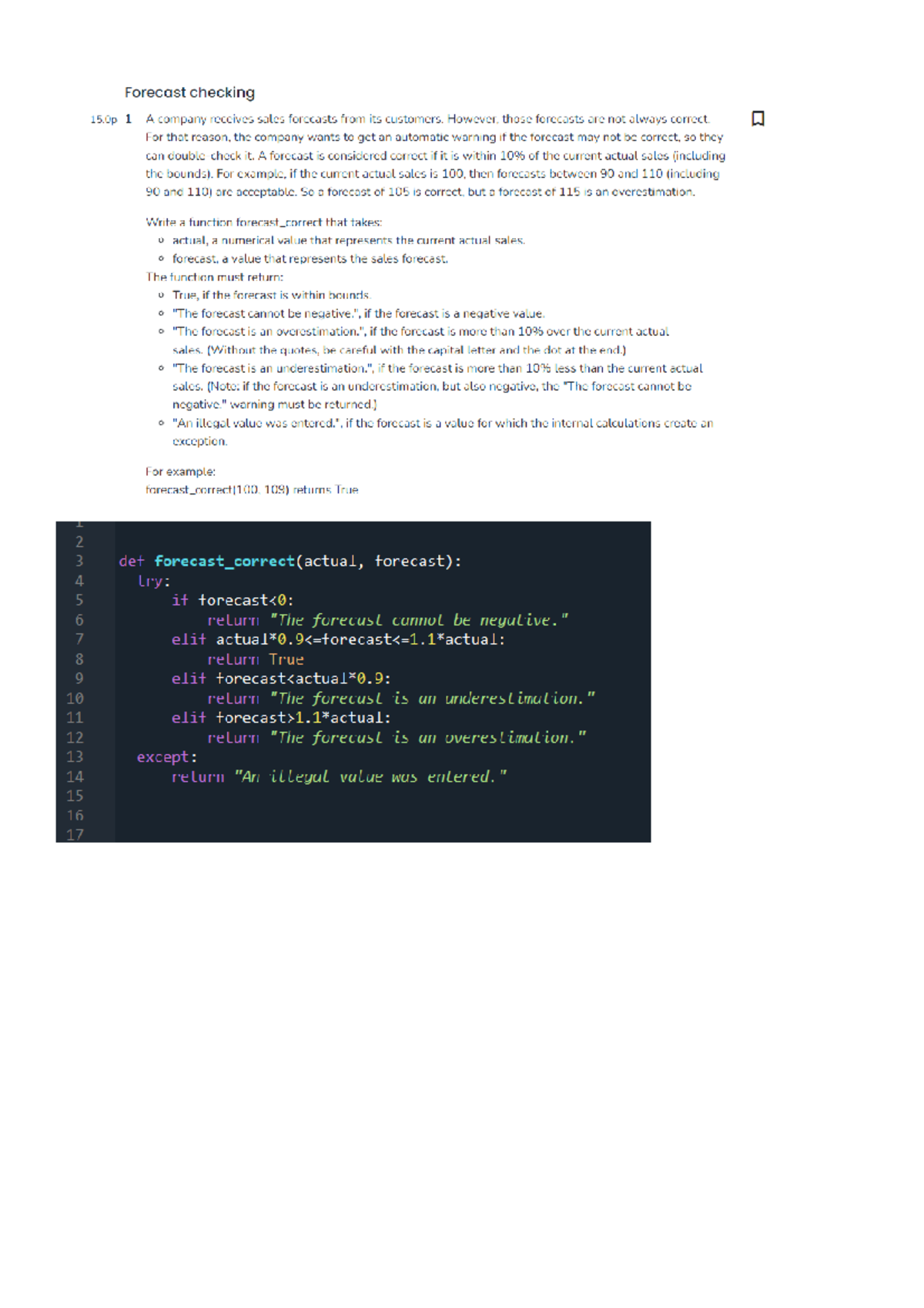 Exam 2 - Practice exam questions with solutions - Fundamentals of ...