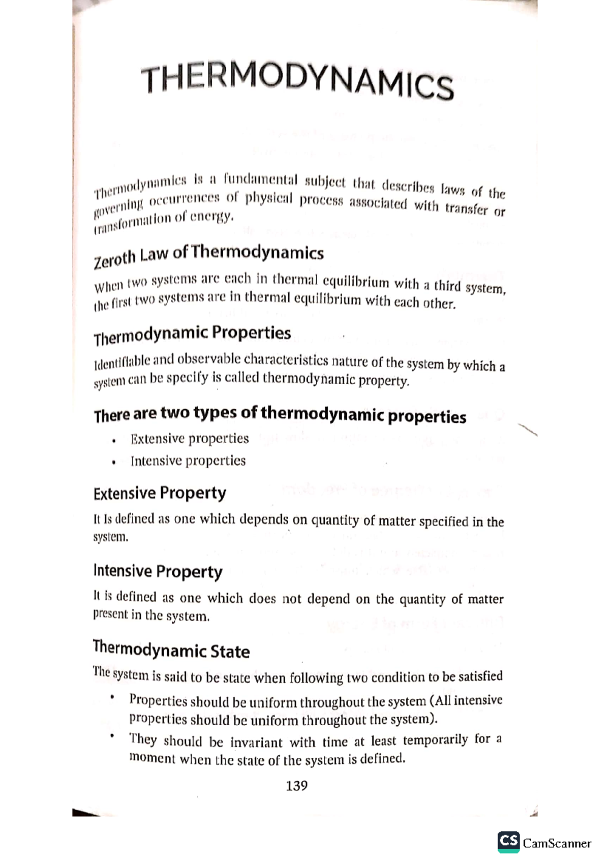Thermodynamics short notes - Chemical Engineering - Studocu