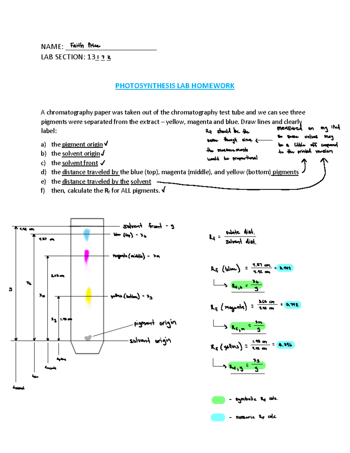 Lab 6 - Post lab - Post Lab Answers - NAME: _______________________ LAB SECTION: 13_ _ _ - Studocu