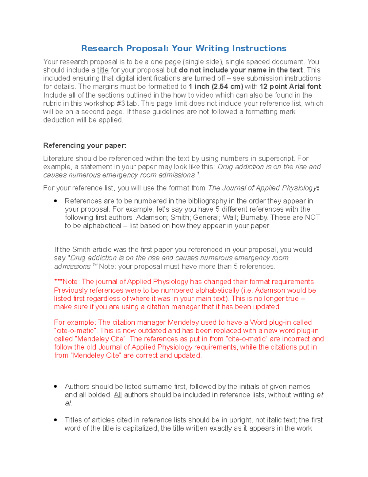 4980 Research Proposal instructions 2022-23 - updated - Research ...