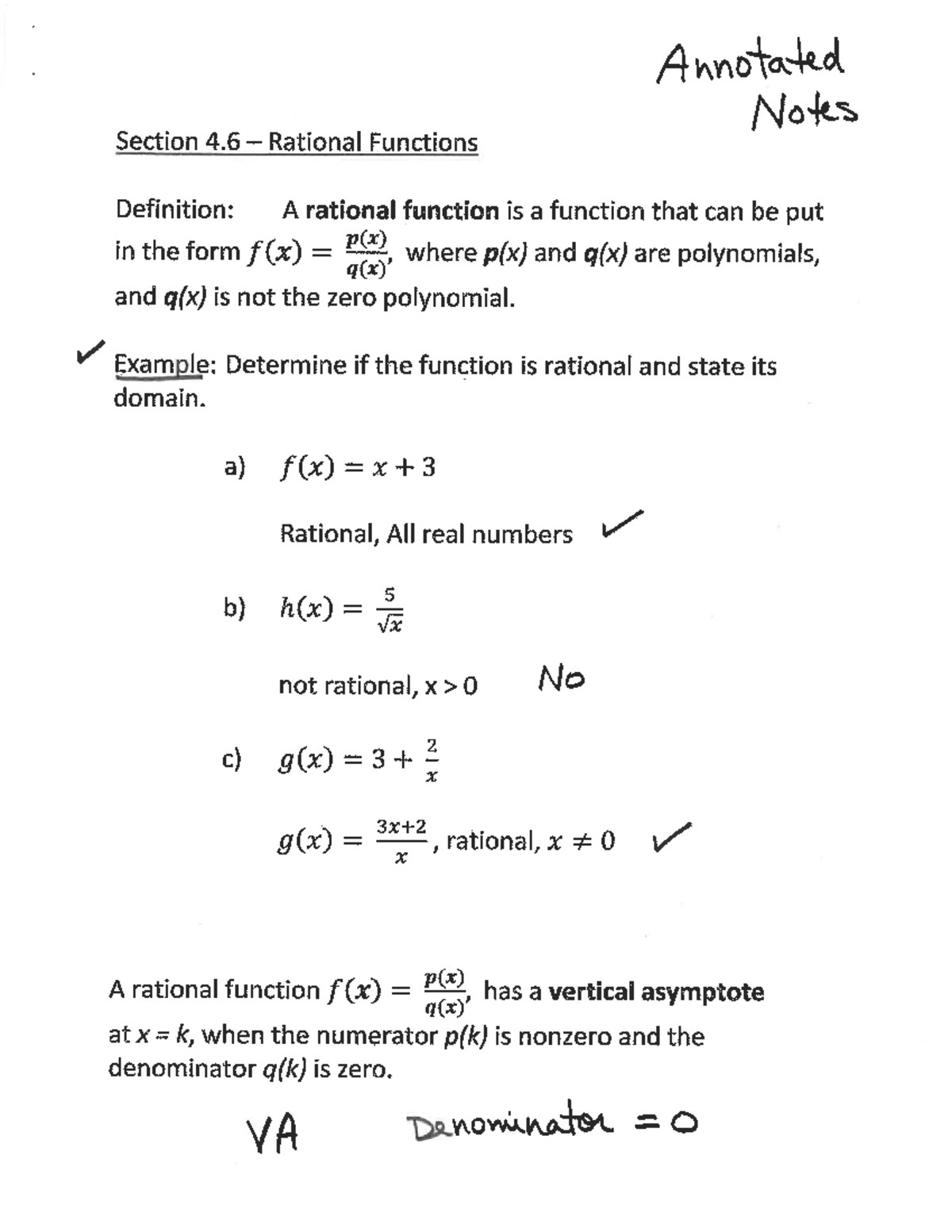 (4.6) Annotated Notes - MATH1021 - Studocu