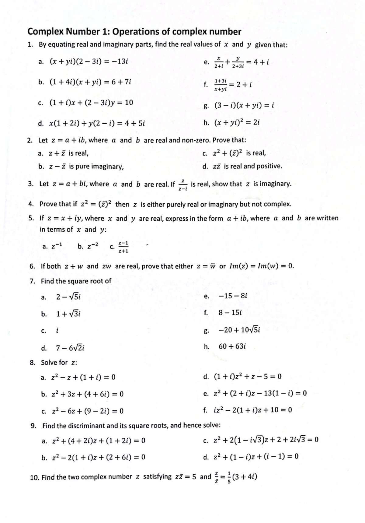 Complex part 1 - yep - Studocu