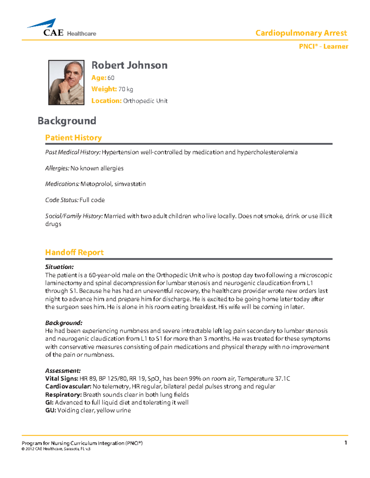 Learner Cardiopulmonary Arrest - PNCI® - Learner Program for Nursing ...