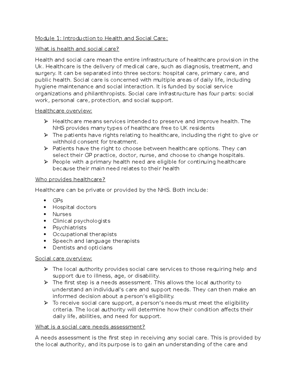 Document 38 - completed this through alison training - Module 1 ...