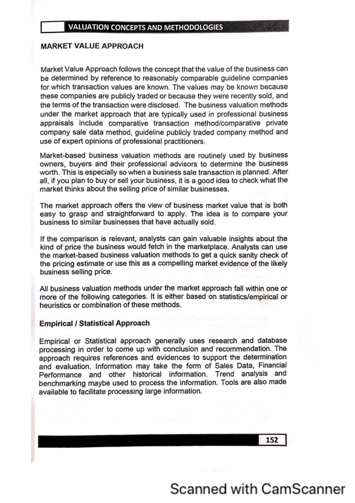 Chapter 6 Market Value Approach - Accountancy - Studocu