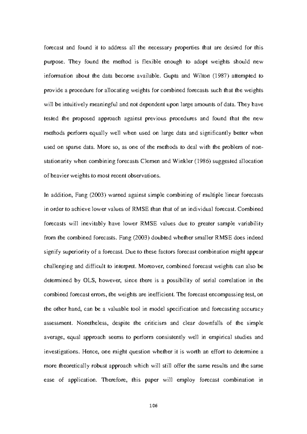 Econometric Forecasting 36 106 Forecast And Found It To Address All
