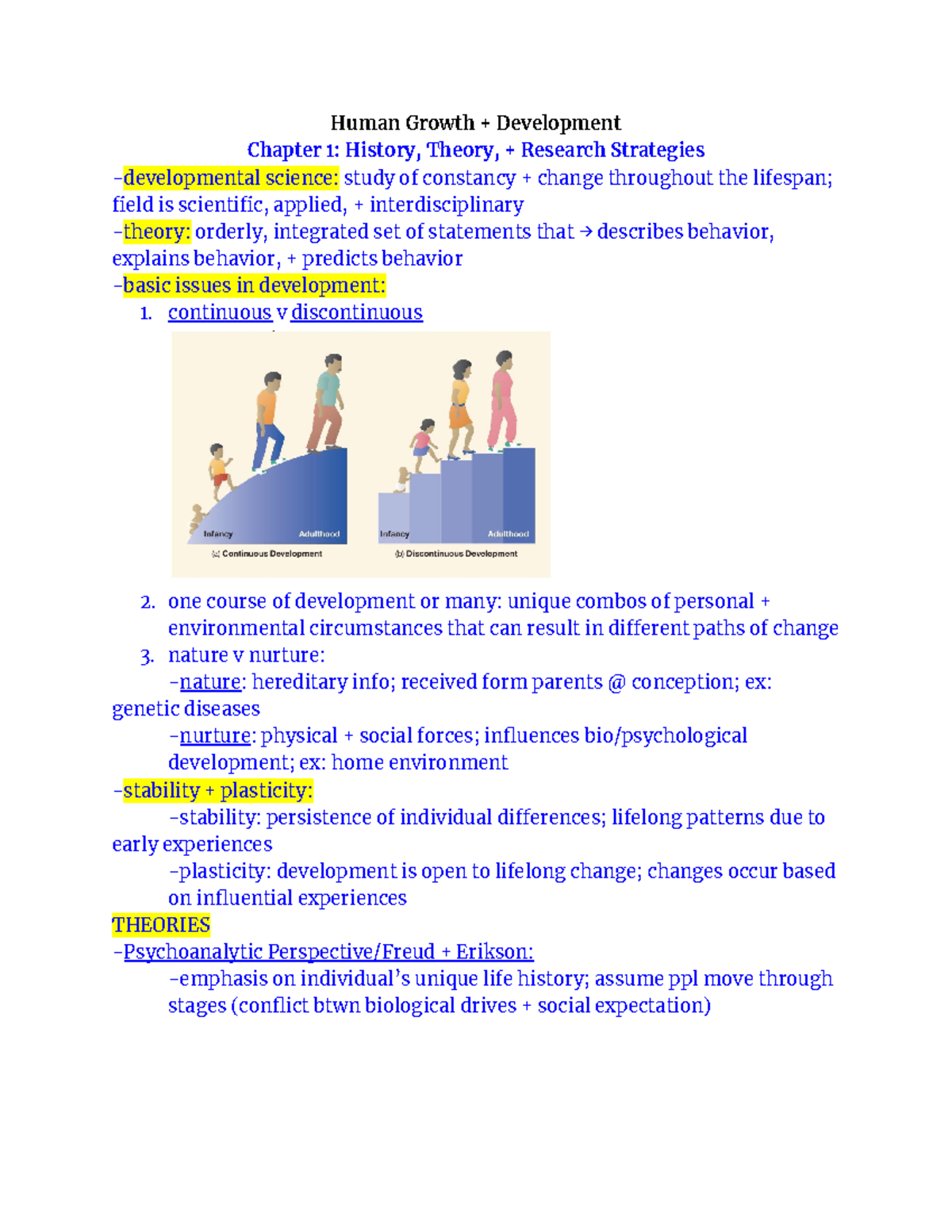 Human Growth + Development 1-6 - Human Growth + Development Chapter 1 ...