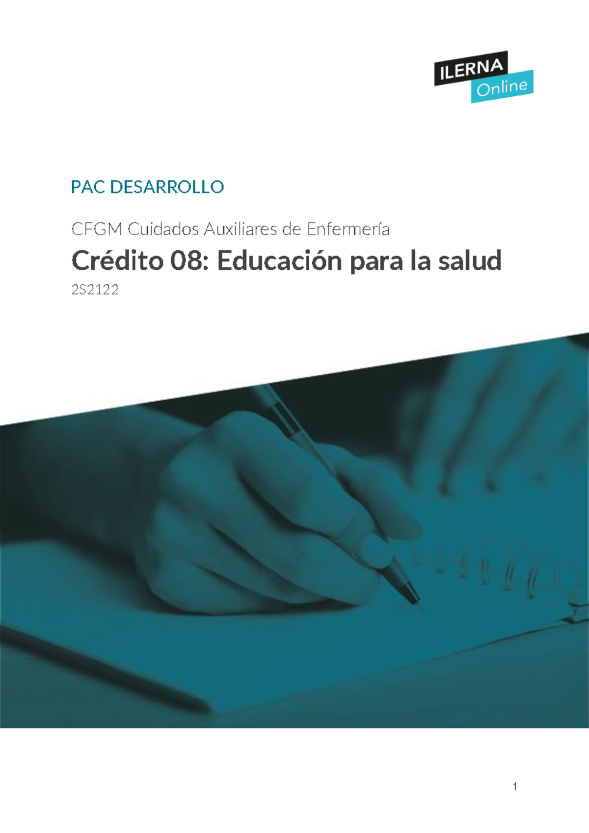 PAC de desarrolo educación - PAC DESARROLLO CFGM Cuidados Auxiliares de ...