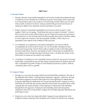 C234 Task 2 - C234 Task 2 - REM1: Task 2: Workforce Planning ...
