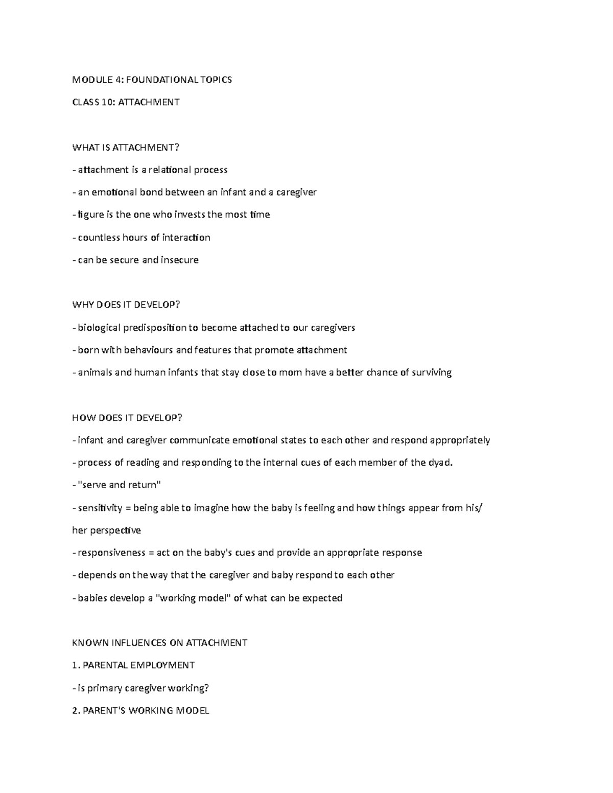 Module 4.10 - Lecture notes Class 10 - MODULE 4: FOUNDATIONAL TOPICS ...