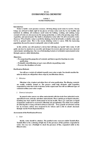 Reflection Paper - Tru - Chemistry - Studocu