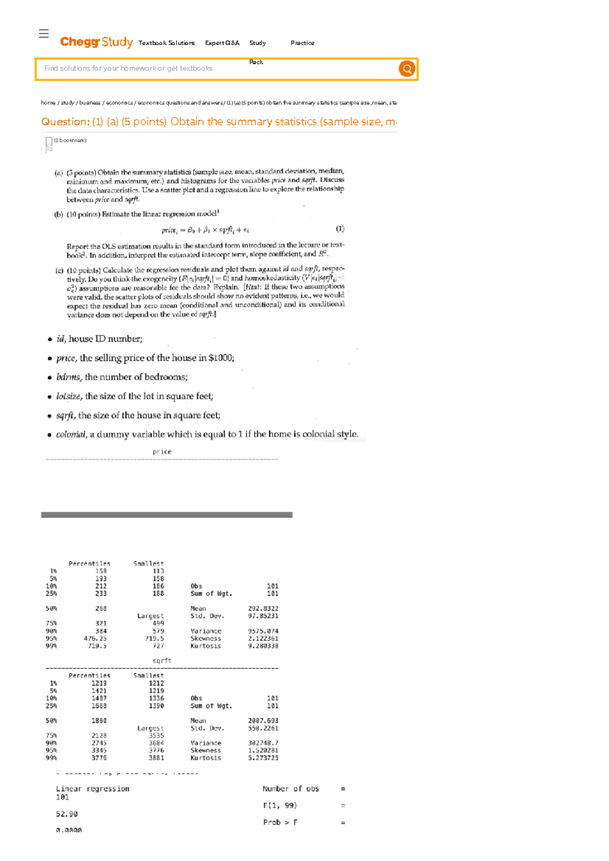 Solution - Lecture notes 3 - ECON7310 - home / study / business ...