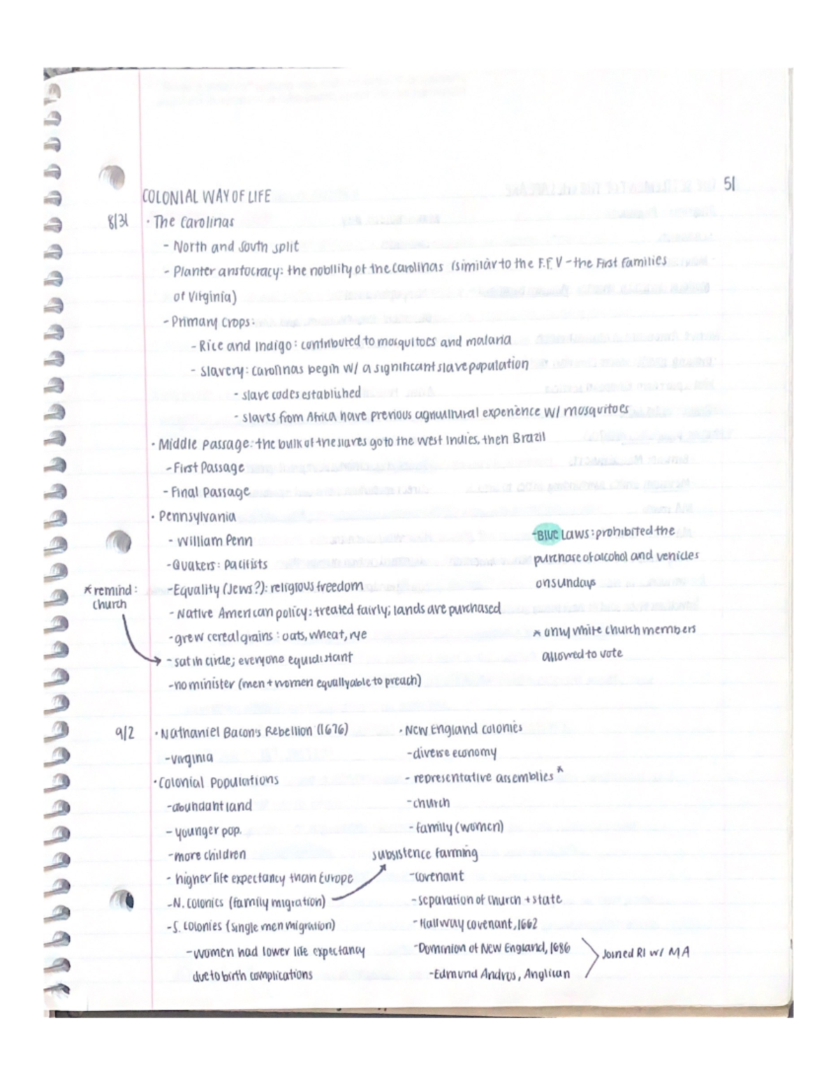 1st Semester Notes 3 - HIST 1301 - Studocu