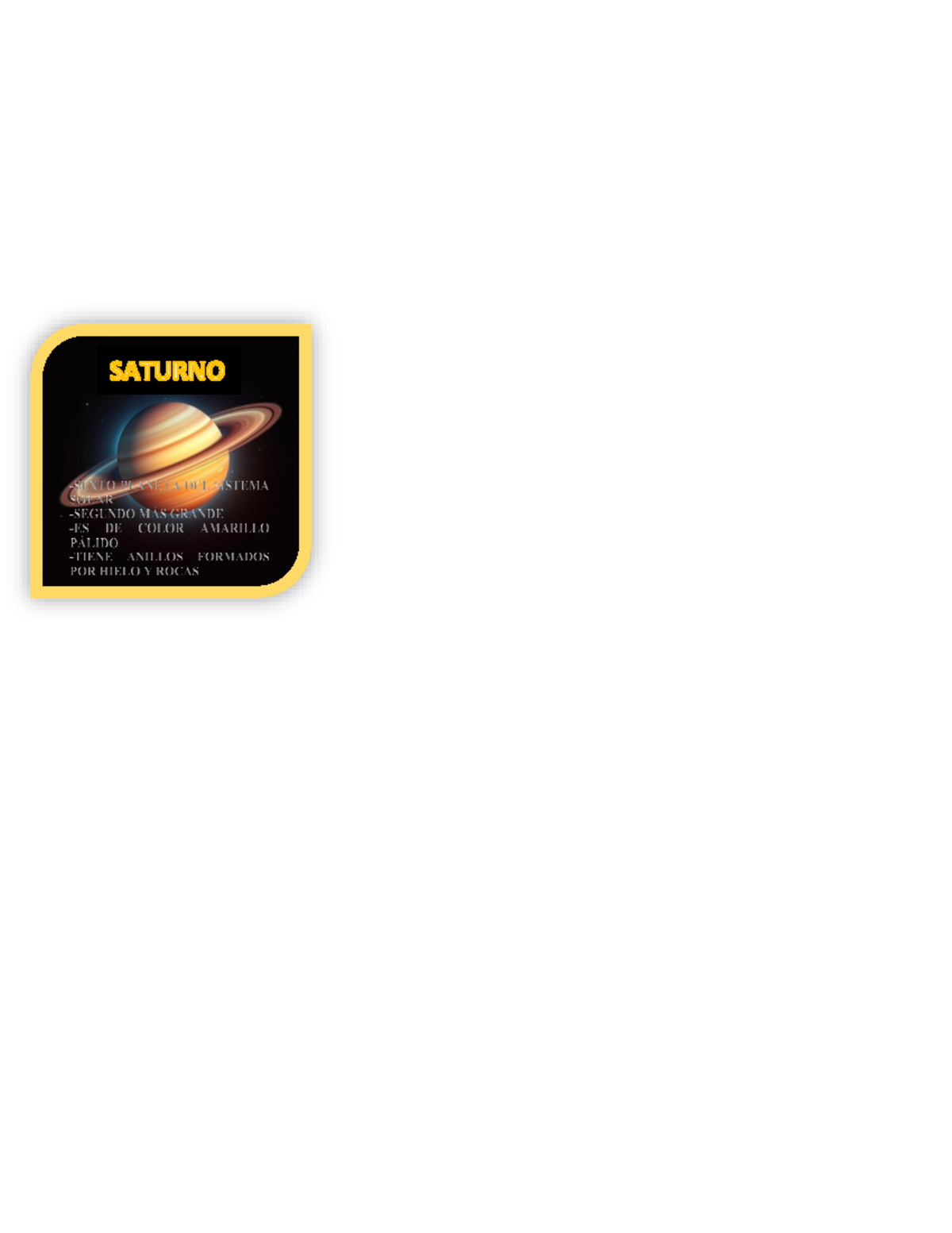Doc6 - SATURNO - Ergonomía Aplicada - SATURNO SEXTO PLANETA DEI ISTEMA ...