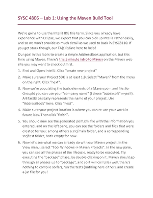 SYSC 4806 Lab 5 - Deploy-Azure - SYSC 4806 – Lab 5: Continuous Delivery ...