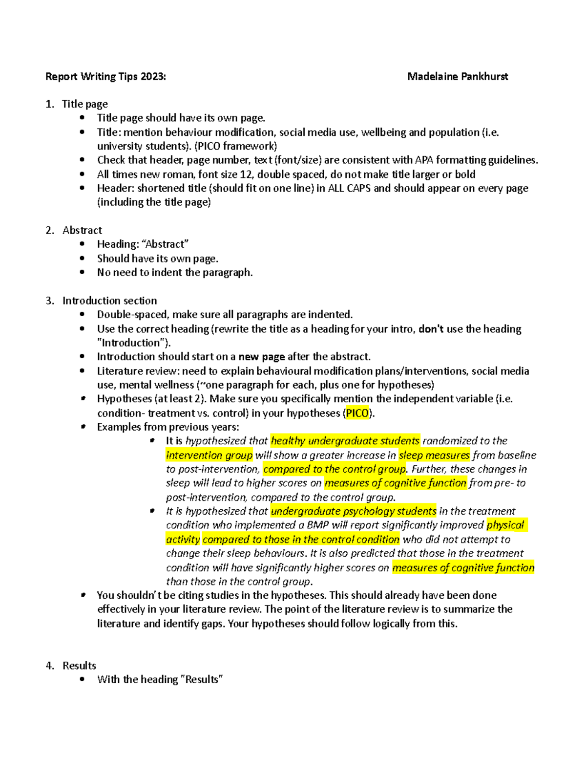 Report Writing Tips 2023 - Report Writing Tips 2023: Madelaine ...