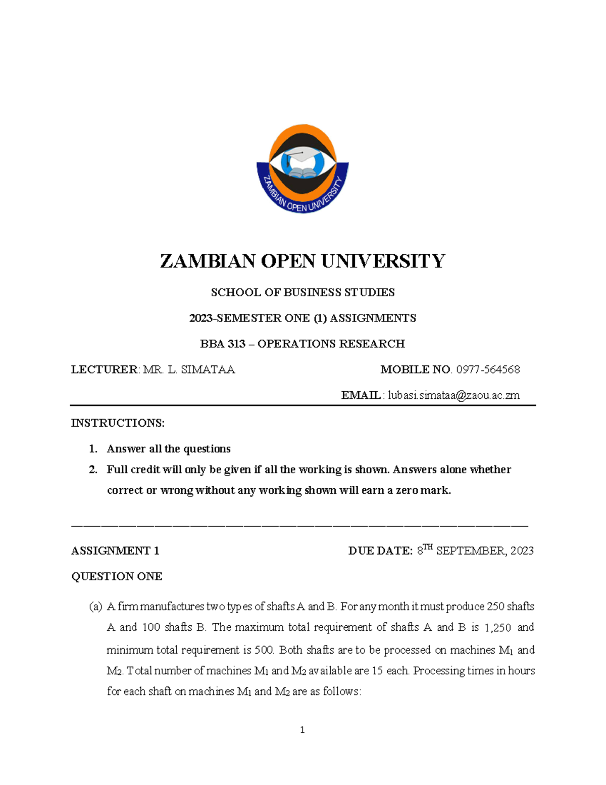 2023 2 BBA 313 A1 - Details available in document - ZAMBIAN OPEN ...