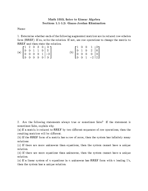 Midterm 1-solutions - ... - MATH 1553 - Georgia Tech - Studocu