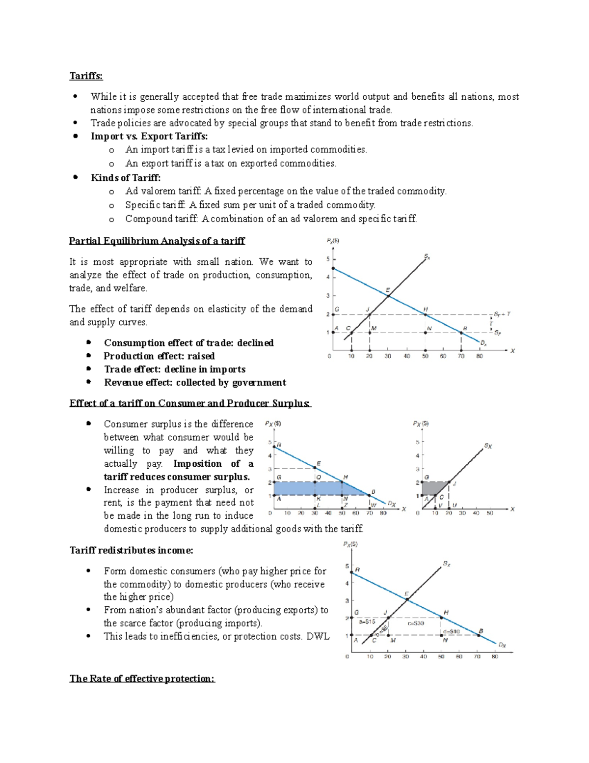 1.The Tariff - Chapter 8 - Tariffs: While it is generally accepted that ...