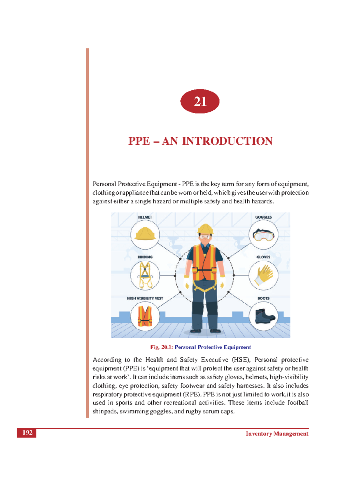 Lesson-21 - For learning - PPE – An Introduction MODULE – 5 MHE and PPE ...