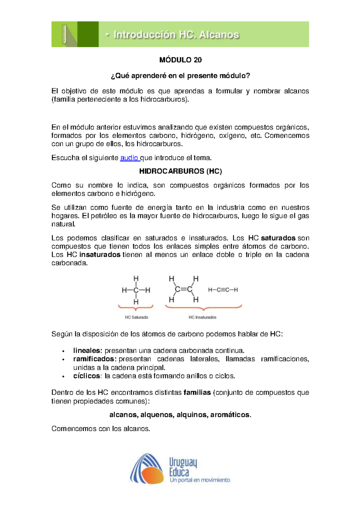 Módulo 20 2017 quimica organica - MÓDULO 20 ¿Qué aprenderé en el ...